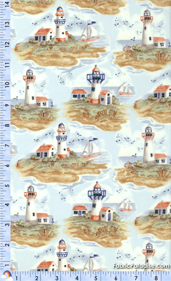 Misty Harbor - Serene Lighthouse Scenes, Nautical & Lighthouses ...